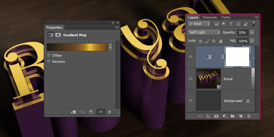 Create an Elegant 3D Text Effect in Photoshop CS6 | Medialoot