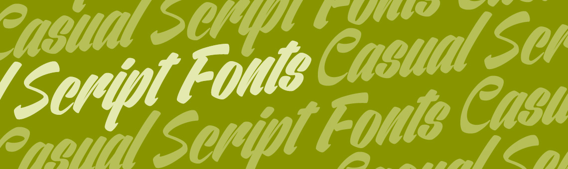10 Must Have Casual Script Fonts with a Vintage Flare — Medialoot