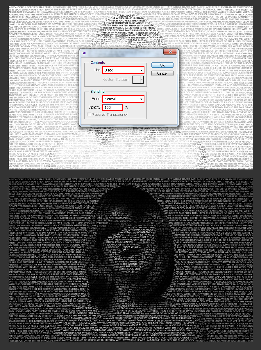 Learn to Create a Text Portrait in Photoshop — Medialoot