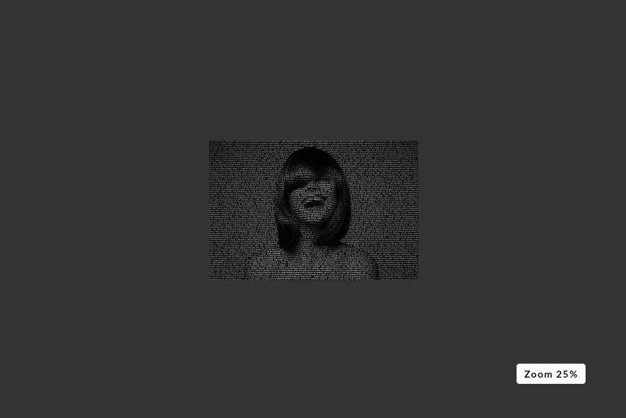 Learn To Create A Text Portrait In Photoshop — Medialoot