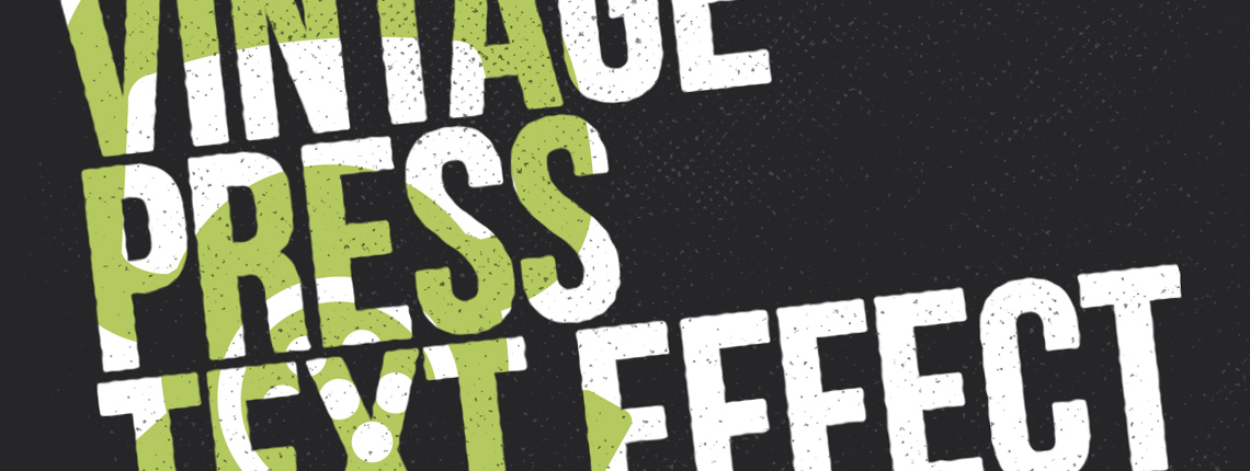 Create a Vintage Press Text Effect in Photoshop | Medialoot