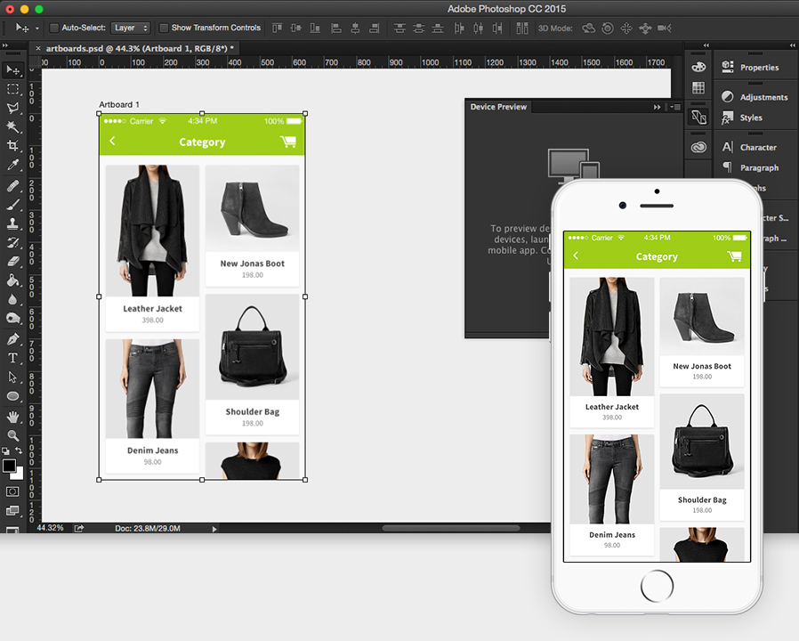 Top New Features for Web, UX and Mobile App Designers in Photoshop CC ...