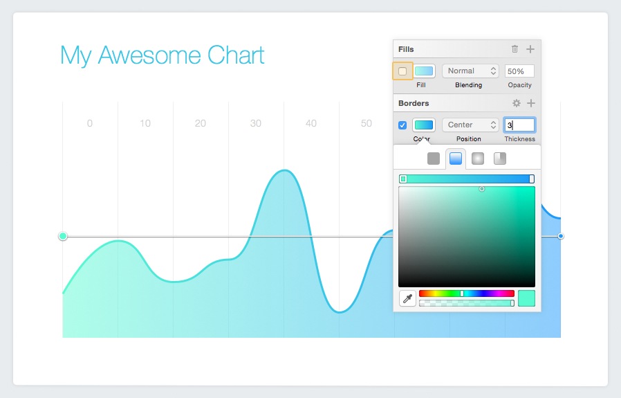 How to Create a Smooth Segmented Chart using Sketch 3 App | Medialoot