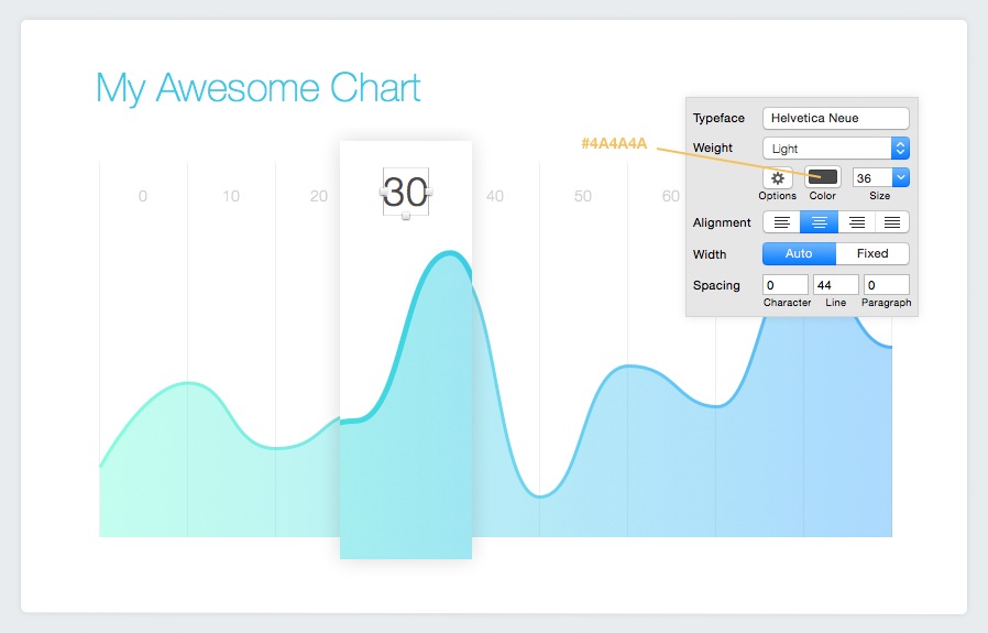 How to Create a Smooth Segmented Chart using Sketch 3 App — Medialoot