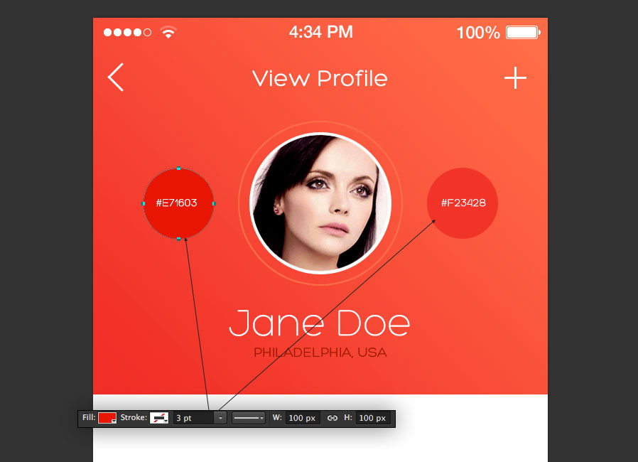 How to Design an iOS 7 inspired iPhone App Screen | Medialoot