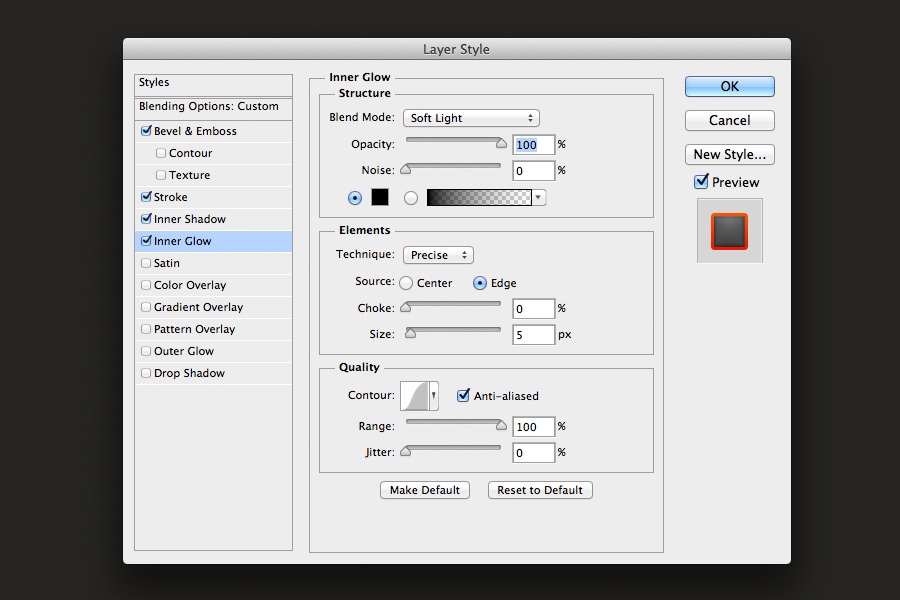 How To Create A Tangy Orange Text Effect With Photoshop Layer Styles
