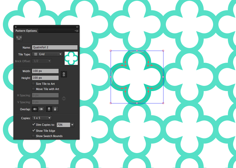 Create a Seamless Vector Quatrefoil Pattern in Illustrator — Medialoot