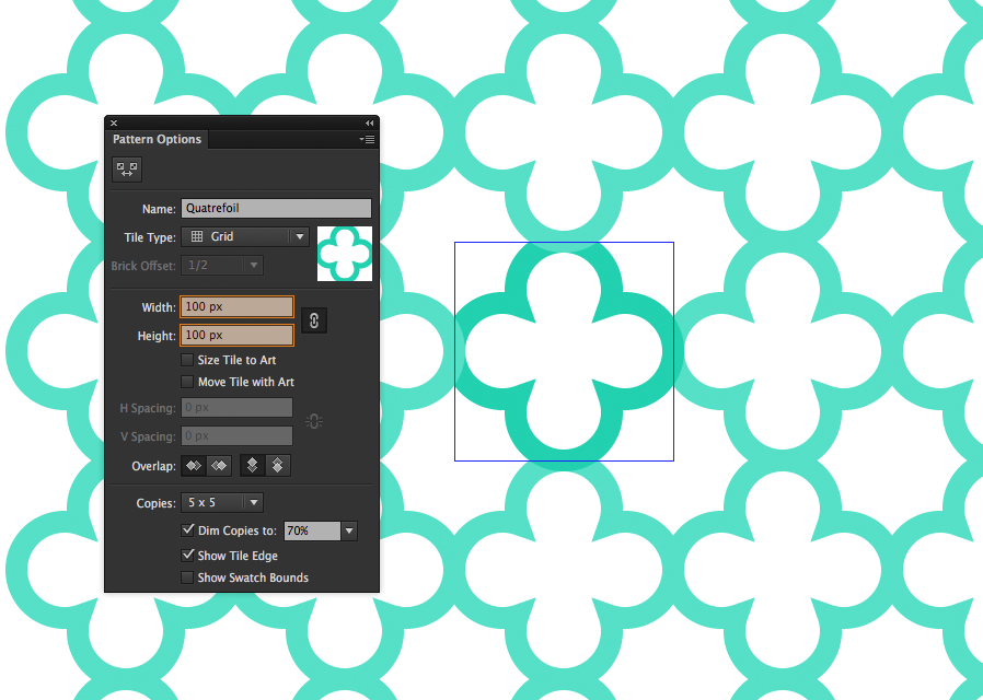 Create a Seamless Vector Quatrefoil Pattern in Illustrator — Medialoot