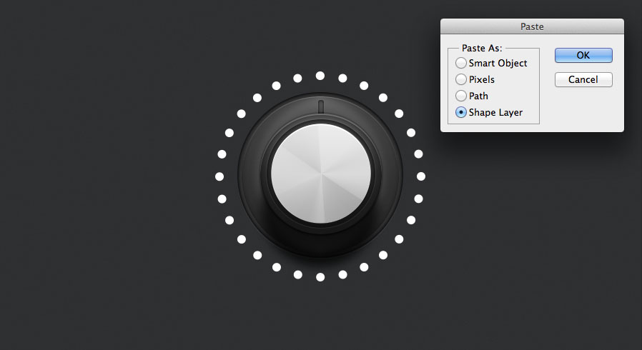 How to Create a Detailed Audio Rotary Knob Control in Photoshop ...