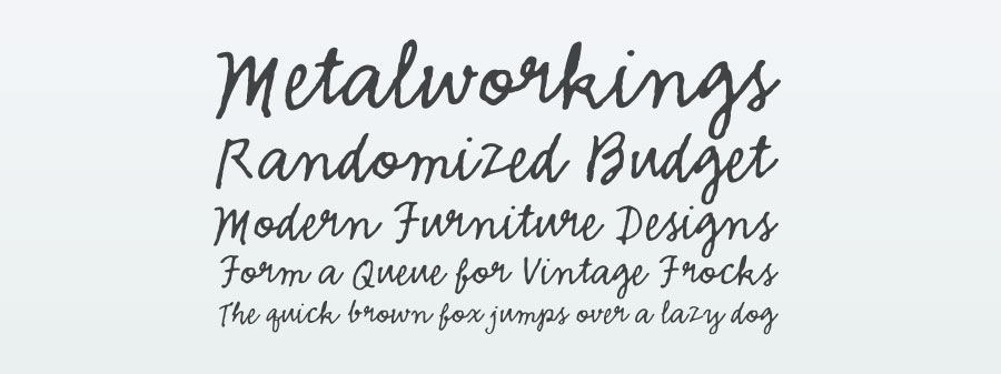 10 Must Have Hand Drawn Fonts | Medialoot