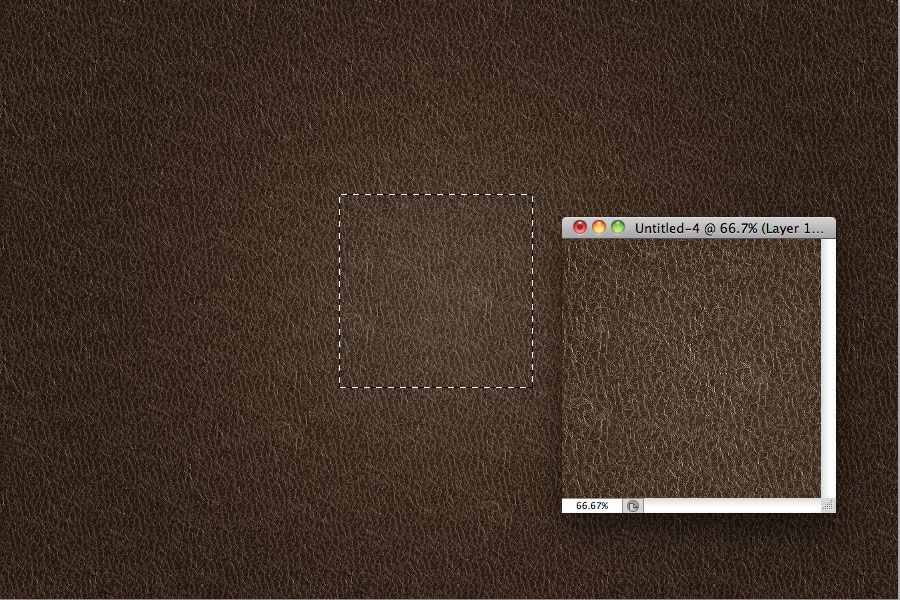 Create an Easy Stitched Leather Type Effect in Photoshop | Medialoot