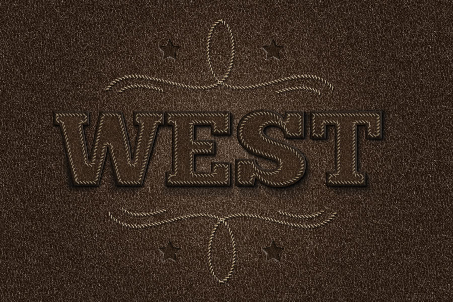 Create an Easy Stitched Leather Type Effect in Photoshop | Medialoot