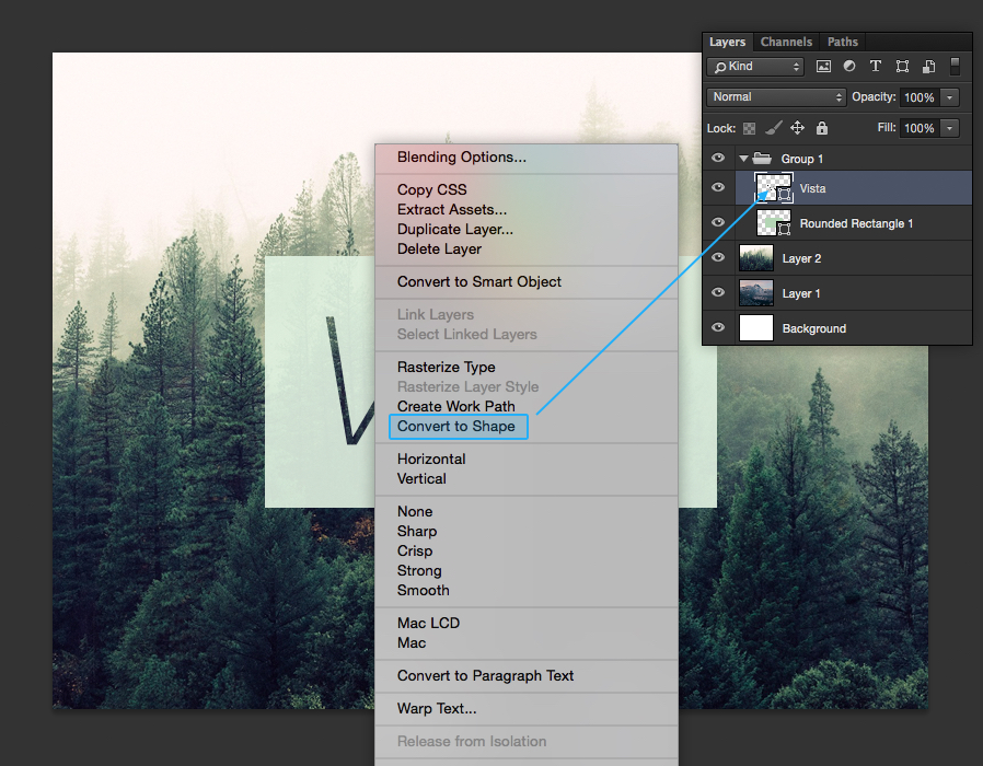 Working With Transparent Text Layers in Photoshop | Medialoot