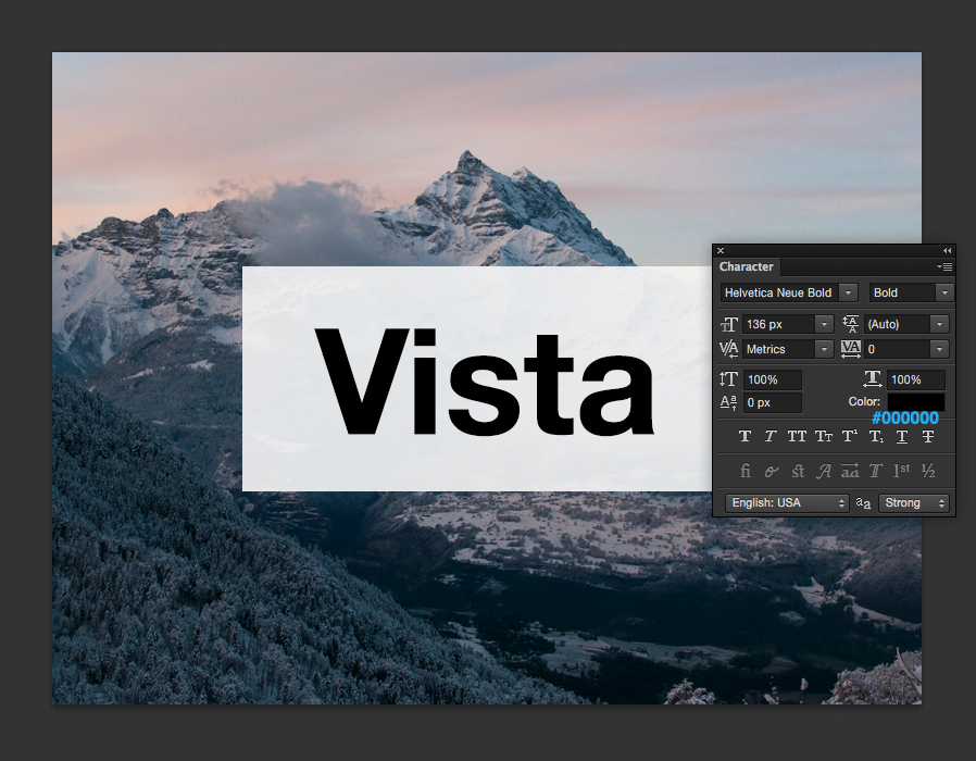 Working With Transparent Text Layers in Photoshop | Medialoot