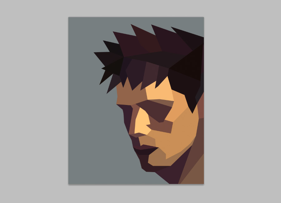 Create a Polygon Portrait Poster Design in 3 Easy Steps | Medialoot