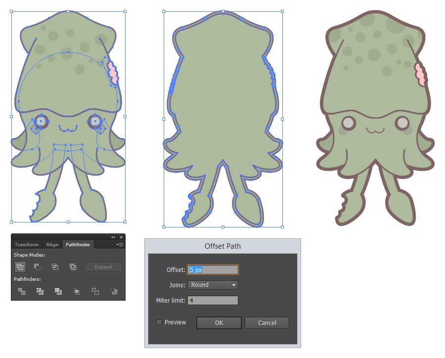 Tutorial: How to Design a Kawaii Squid in Illustrator — Medialoot