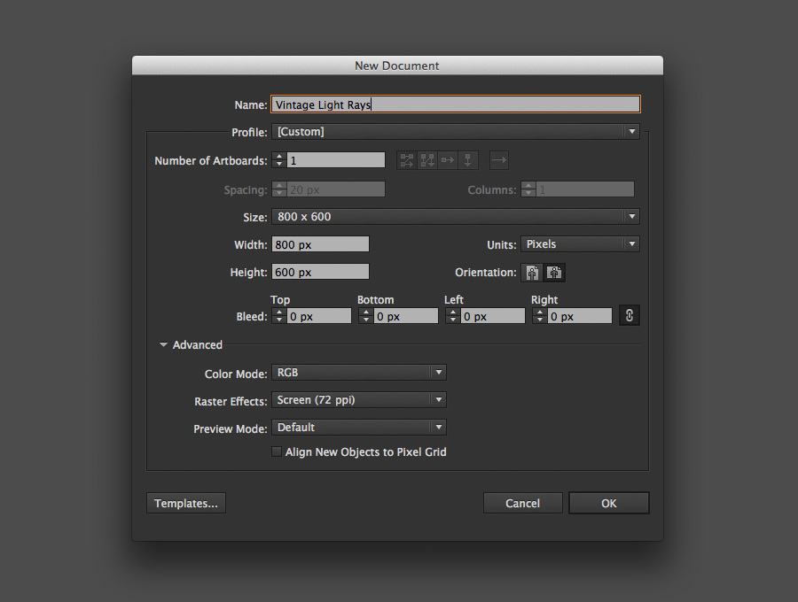 How to Create Vintage Vector Light Rays in Illustrator — Medialoot