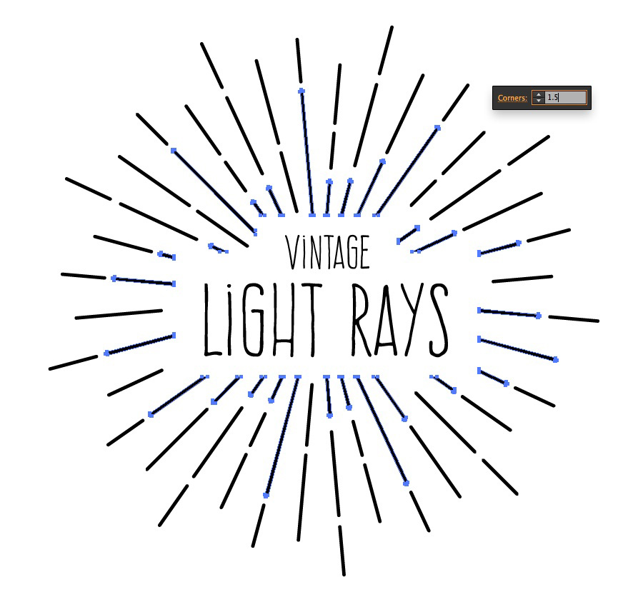 How to Create Vintage Vector Light Rays in Illustrator — Medialoot