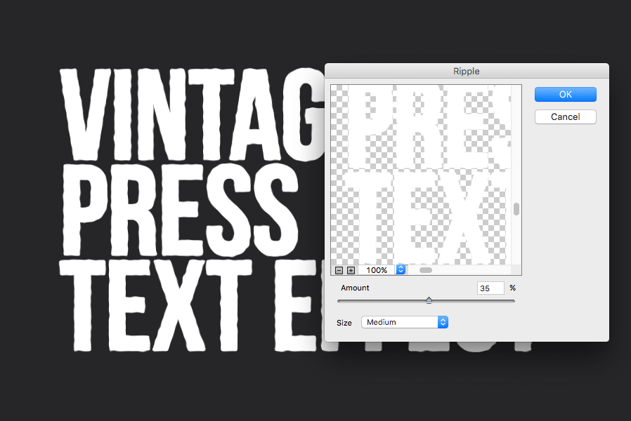 Create a Vintage Press Text Effect in Photoshop | Medialoot